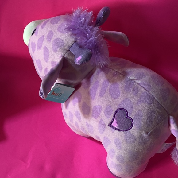 Hugme | Toys | Hugme Soft Stuffed Plush Baby Giraffe Pink Pastel Purple ...